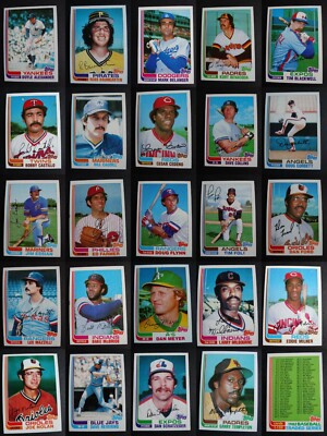 1982 Topps Traded Baseball Cards Complete Your Set You U Pick From List ...