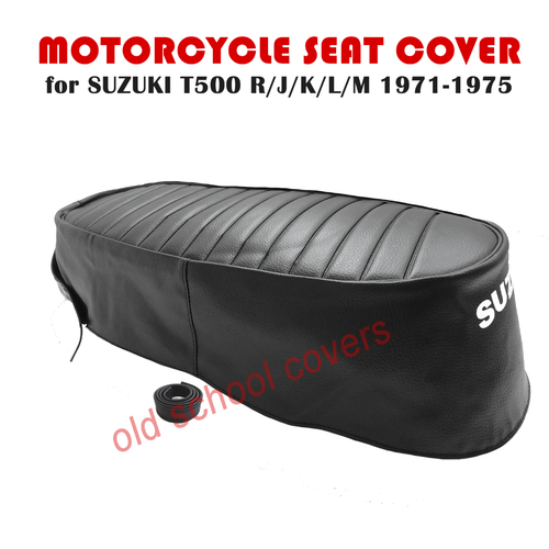 MOTORCYCLE SEAT COVER SUZUKI T500 R J K L M 71-75 T500R T500J T500K ...