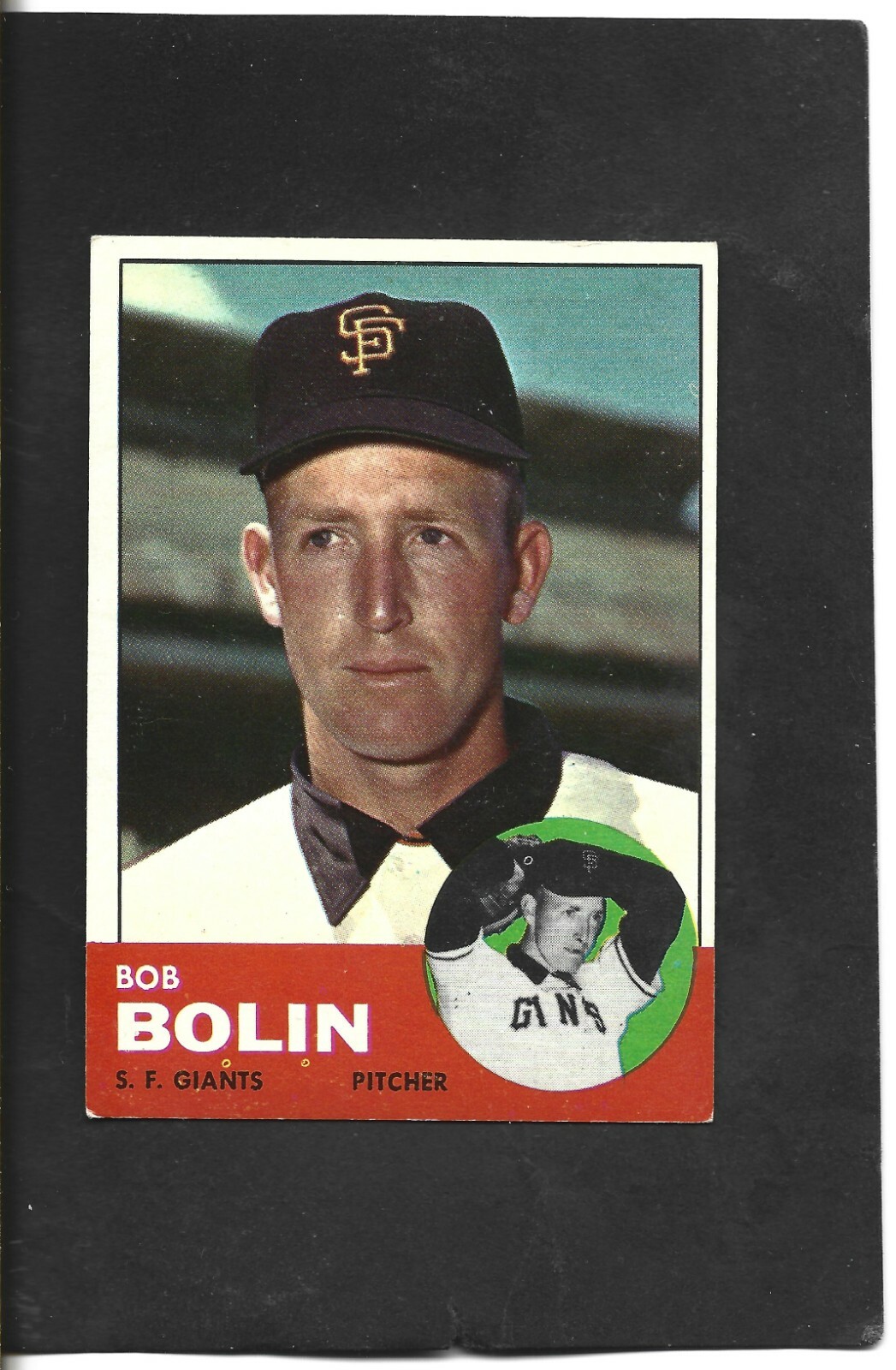 1963 Topps MLB # 106 Bob Bolin | eBay