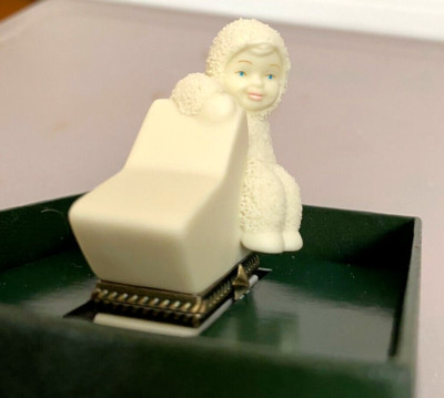 Dept 56 Snowbabies "Super Star" Hinged Trinket Box Figurine w/Orig Box ...