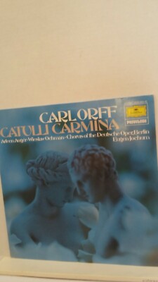 CARL ORFF Catulli Carmina Auger Jochun LP 1971 DG/Privilege W. German ...