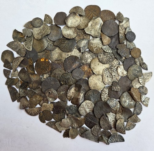 X132 Huge Lot Of Silver Hammered Coins Through The Ages, Some Scottish ...