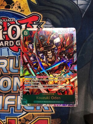 Kouzuki Oden one piece new card OP02-030 holo rare SR 2023 paramount war | eBay