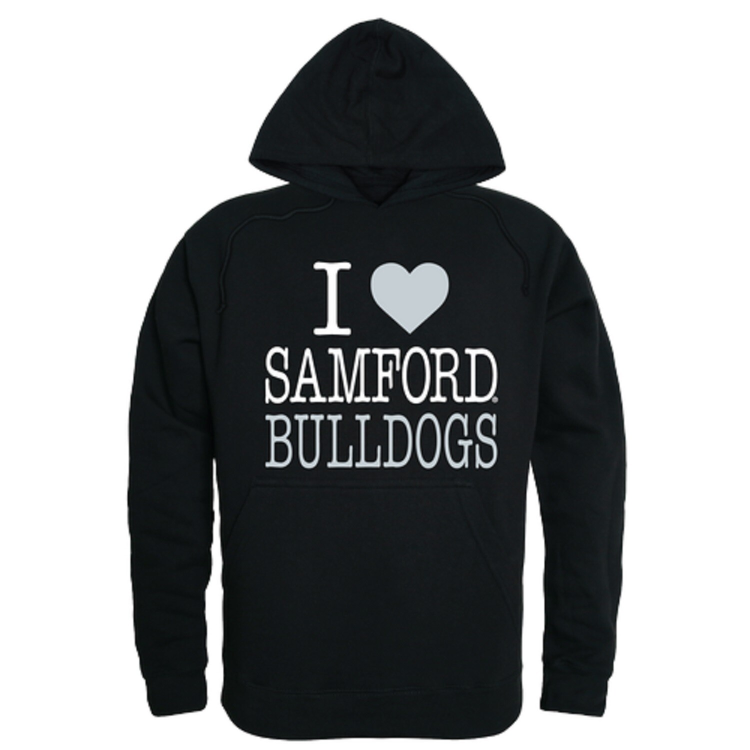 Samford University Bulldogs SU NCAA College I Love Hoodie Sweatshirt | eBay