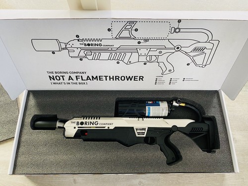 The Boring Company Not A Flamethrower #01630 New Unused Open Box Elon ...