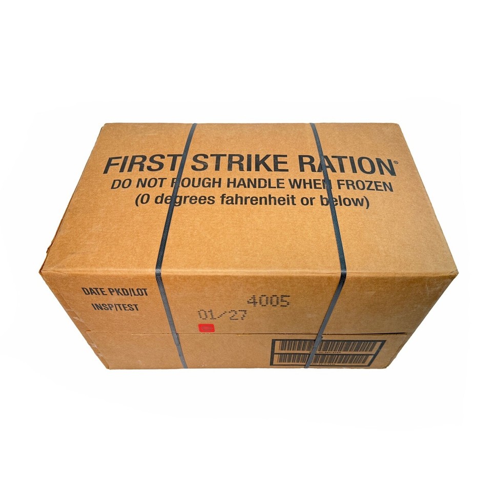 First Strike Ration (24 hour MRE) FSR - Insp 2027 - Case or Individual ...
