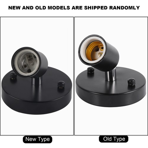 E27 Modern Vintage Ceiling Light Wall Mounted Lamp Bulb Holder Socket ...