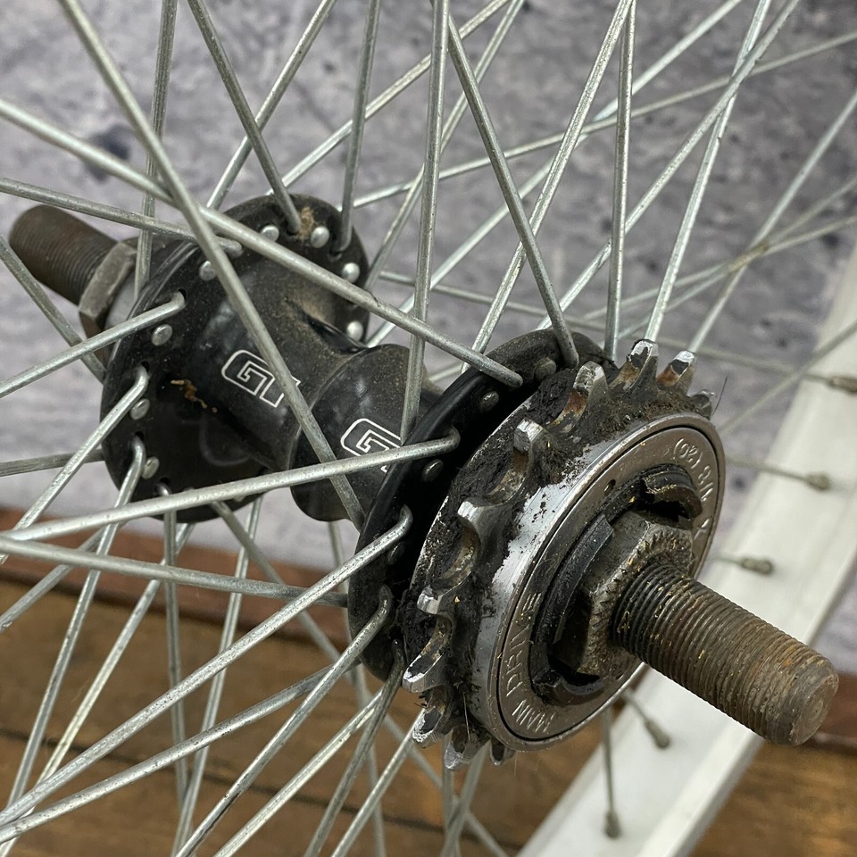 GT Mohawk 48 Hole Rear Wheel 14 mm DENT Old School BMX Rim 48h OG 1990s ...