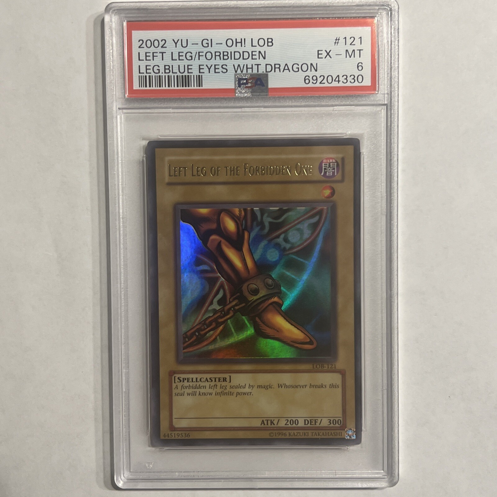 Yugioh 2002 Exodia the Forbidden One LOB 120-124 Complete Set PSA 7 PSA ...