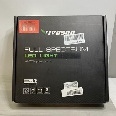 Vivosun VS1000 Electric 120 Volt Power Cord Full Spectrum LED Grow ...