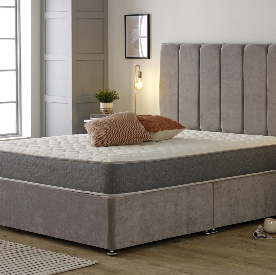 eXtreme Comfort 7" Zig Zag Grey Memory Form Spring Mattress - Single ...