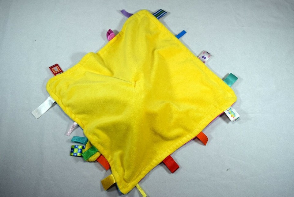 Taggies Patchkin Pink Bunny Rabbit Lovey Lovie Security Blanket Plush ...