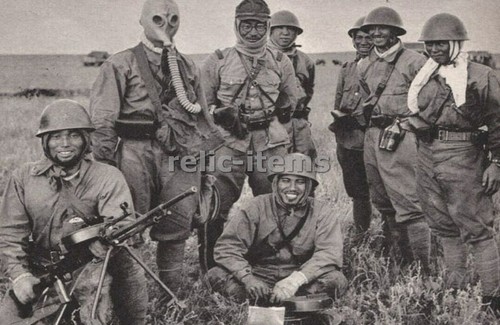 WW2 PICTURE PHOTO JAPANESE SOLDIERS WITH MACHINE GUN 6732 | eBay