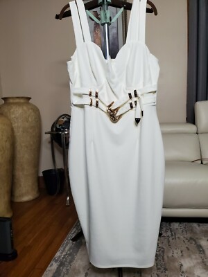 plus size white midi dress | eBay