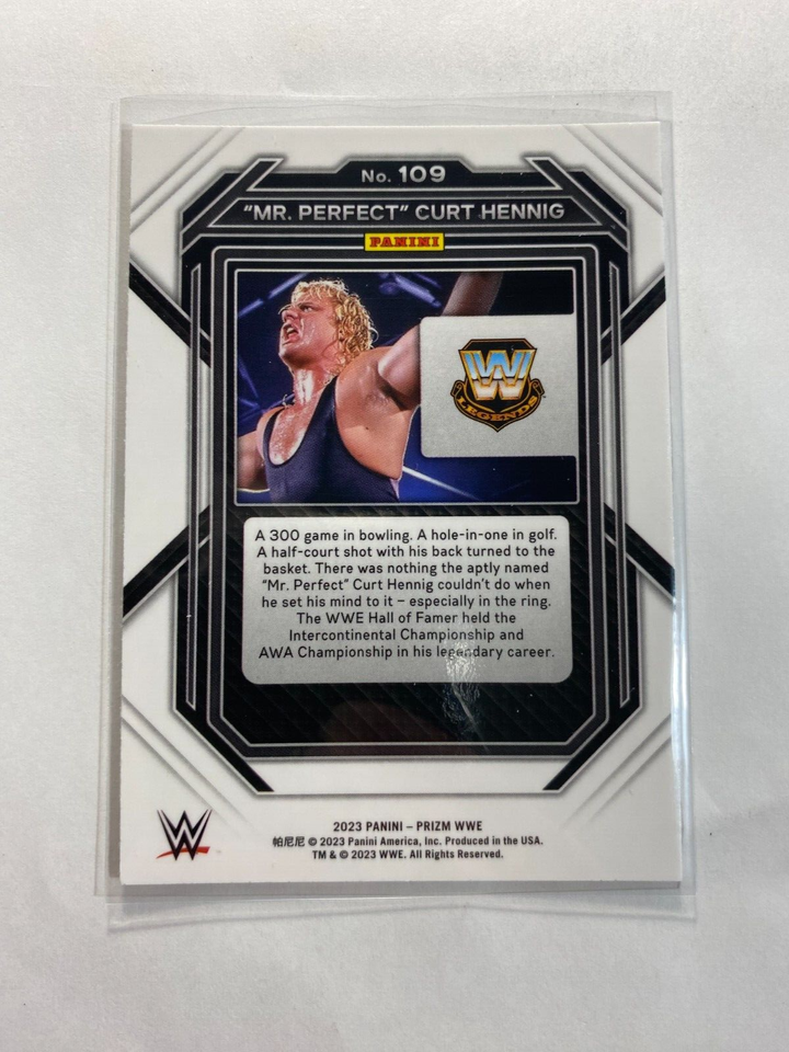 “Mr. Perfect” Curt Hennig 2023 Panini Prizm WWE #109 Card | eBay