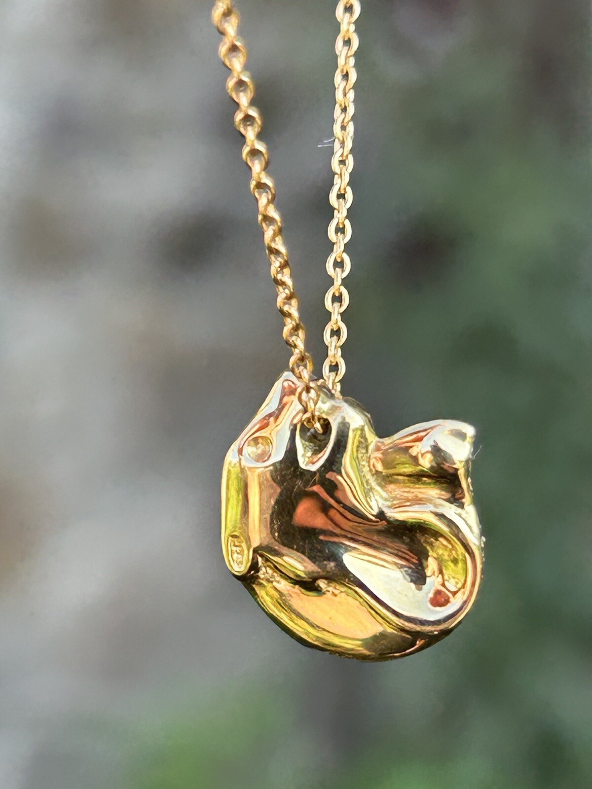 Tiffany & Co 18K Gold Elsa Peretti Zodiac TIger Pendant Necklace Circa ...