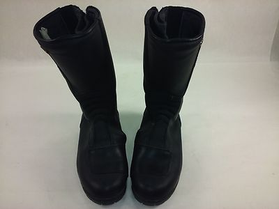 Black Leather BMW Vera Bromma Racing Motorcycle Boots Made in Italy ...