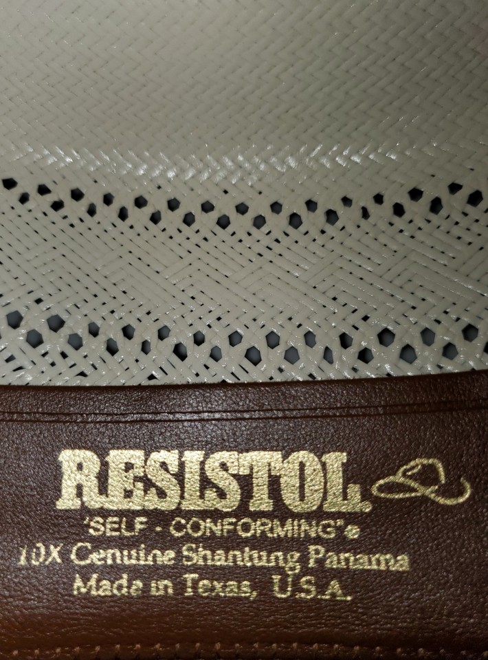 RESISTOL GEORGE STRAIT RANGE T 10X STRAW COWBOY HAT SIZE 6 7/8 | eBay