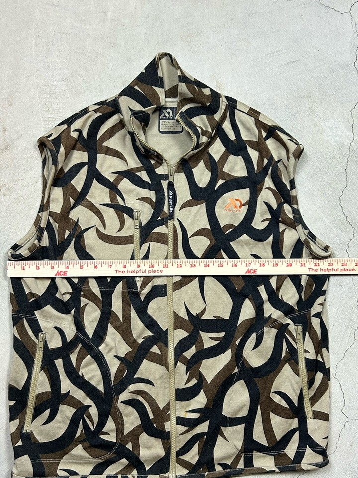First Lite ASAT Camo Chama Merino Wool Vest Full Zip Men's XL | eBay