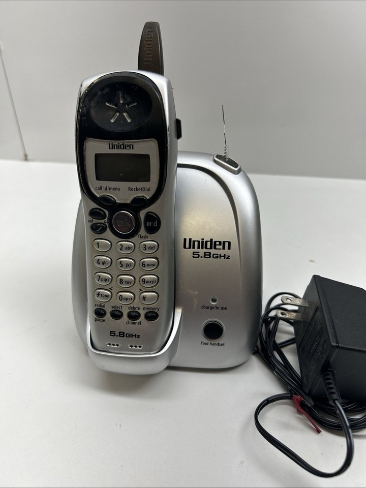 Uniden 5.8 GHz Cordless Home Phone – Base & Charger Included | eBay