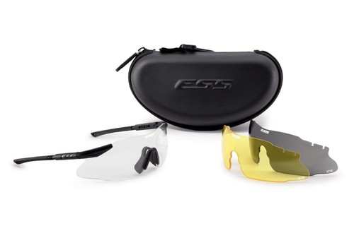 NEW ESS ICE 3LS KIT BLACK W/HI-DEF YELLOW, SMOKE GRAY, CLEAR 740-0020 ...