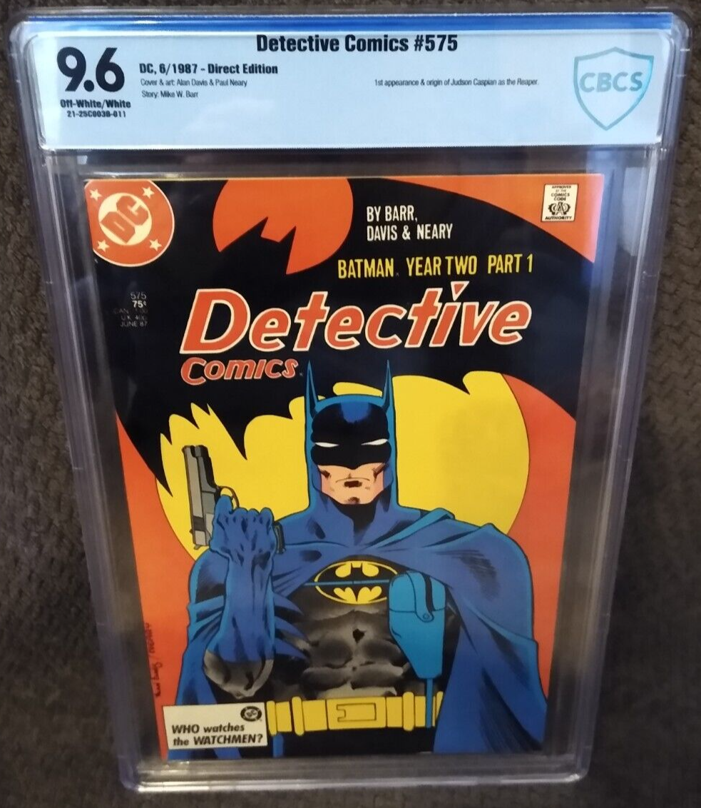 DETECTIVE COMICS #575 NM+ CBCS 9.6 Alan Davis cover - Year Two Batman ...