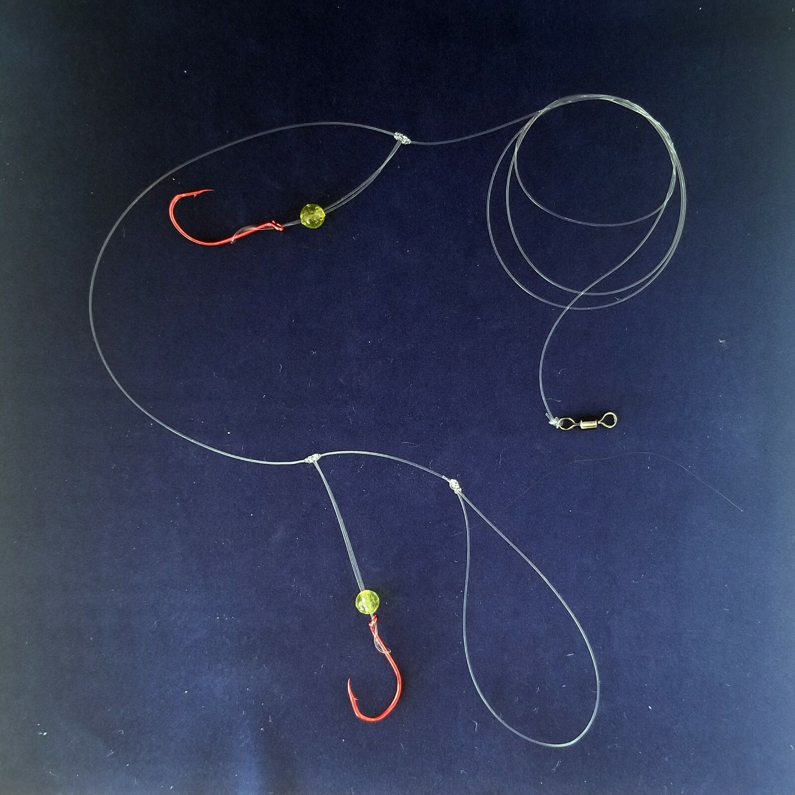 5 Hi Lo Fishing rigs. Fluorocarbon Leader. All Bottom Fish. Hand Tied ...