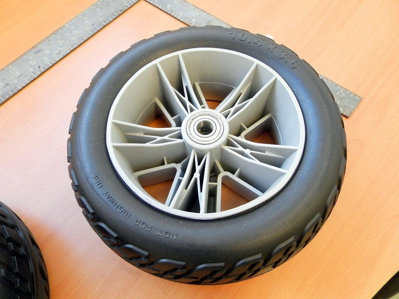 Pride Mobility Victory 10 4-wheel FRONT solid tires 10.4x3.6 ...