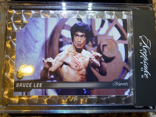 SILVER 1st EVER 1/1 2024 KEEPSAKE 50th ANNIVERSARY BRUCE LEE CARD #1 ...