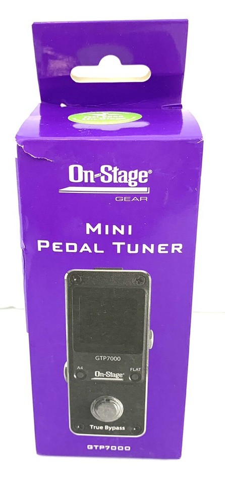 On-Stage Mini Pedal Tuner Black New In Open Box | eBay