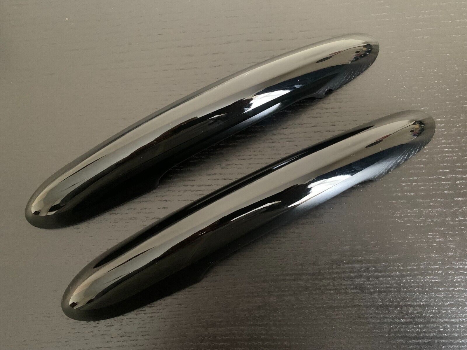 Gloss Black Door Handle Covers CLIP ON MINI F56 F57 HQ GEN 3 JCW Cooper ...