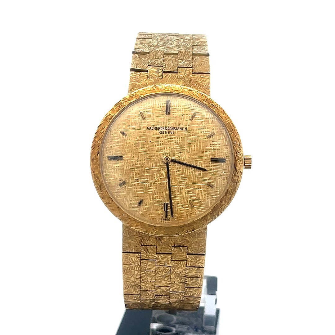 Vacheron Constantin Men's Gold Watch 18k Yellow Case … - Gem