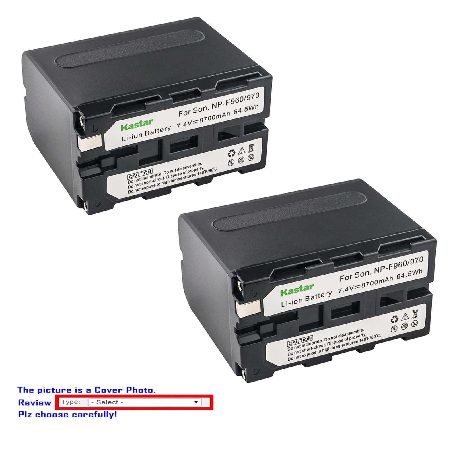 Kastar Replacement Battery for Sony NP-F960 F970 CCD-TRV517 CCD-TRV54 ...