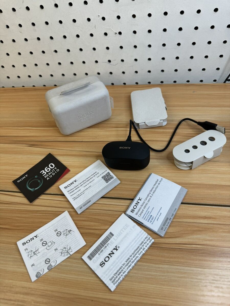 Sony 1000X Series Black Noise Canceling Wireless Bluetooth Sony 1000X Series Black Noise Canceling Wireless Bluetooth
