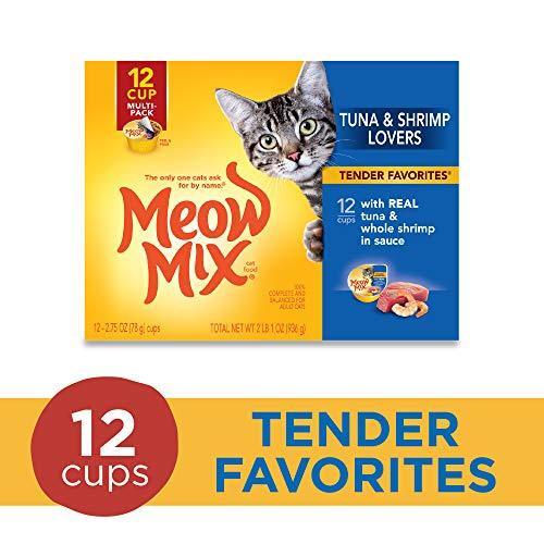 Meow Mix Tender Favorites Wet Cat Food - 2.75oz (Pack of 12) for sale ...
