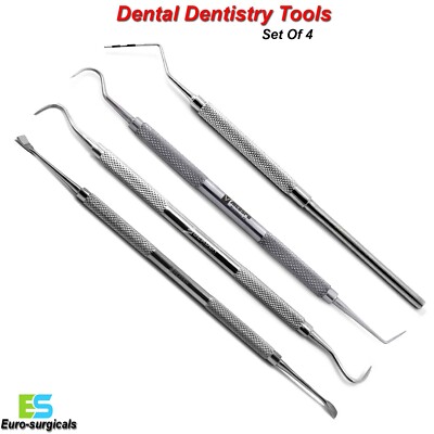 Periodontal Probe CP-12 Sickle Scalars, Tartar Calculus Remover 4 pcs ...