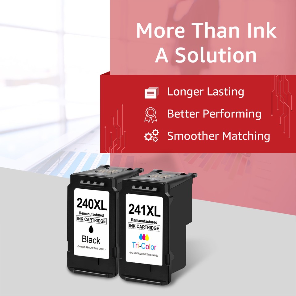 PG-240XL CL-241XL Ink Cartridges for Canon 240 PIXMA MG2220 MG3600 ...