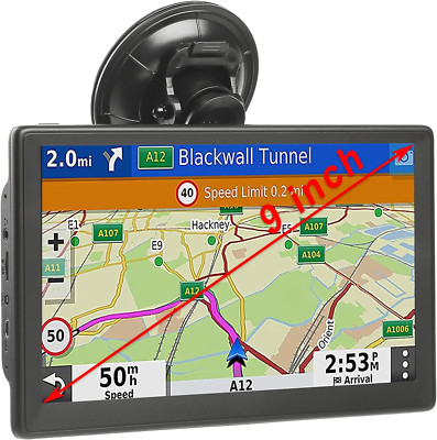 OHREX Sat Nav 9 inch, SatNav for Car Truck Lorry HGV LGV Motorhome ...