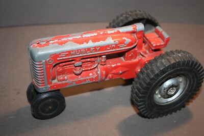 VINTAGE RED HUBLEY JR. KIDDIE TOY DIE CAST TRACTOR 7" | eBay