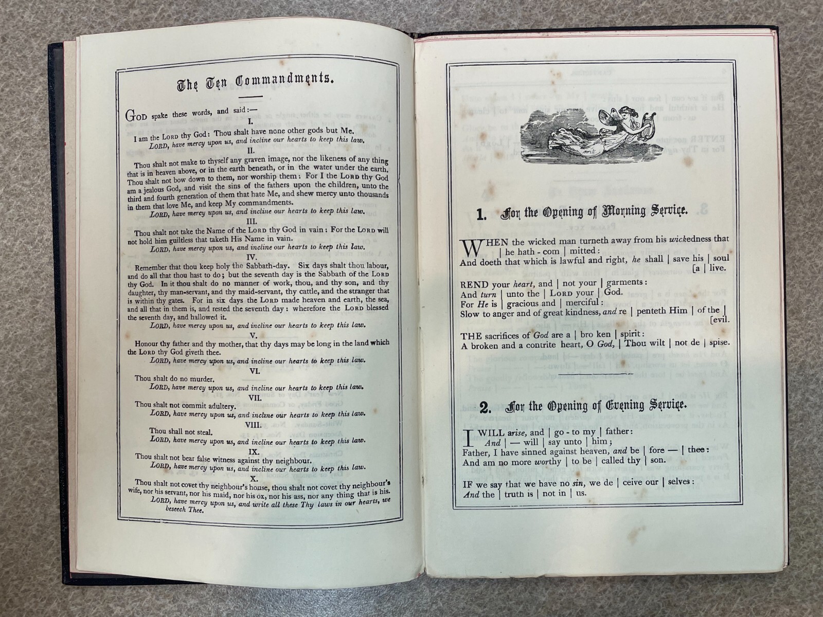 1800s religious CHANT BOOK Psalms Portions of Holy Scripture Chanting ...