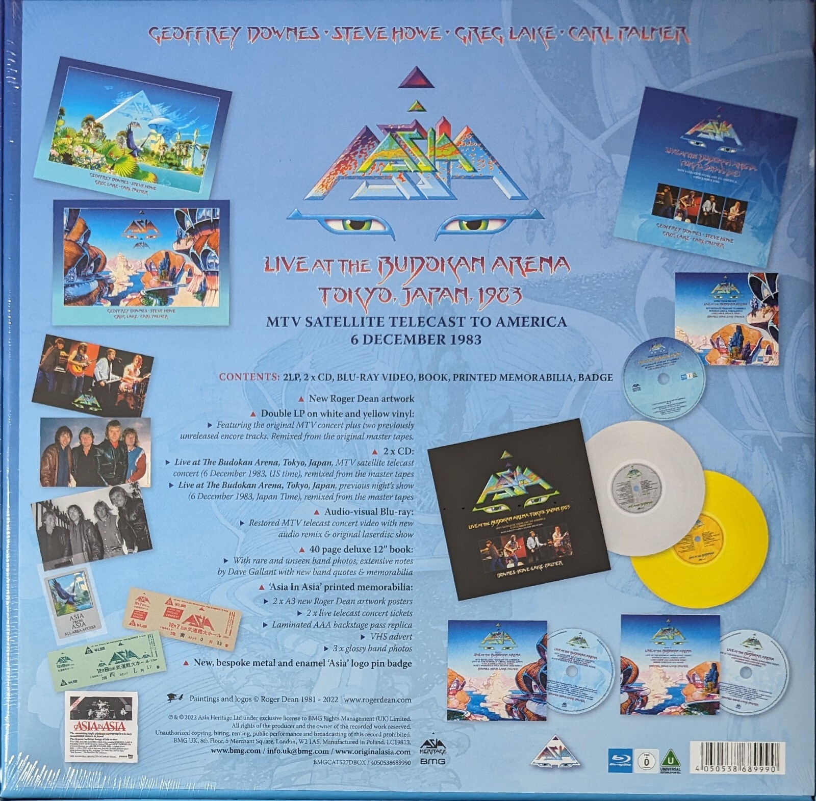 Asia In Asia - Live At The Budokan, Tokyo, 1983 (Deluxe Box Set) by ...
