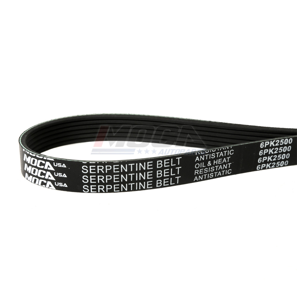Serpentine Belt Fits Chevrolet Chrysler Ford GMC 6PK2500 MOCA EPDM | eBay