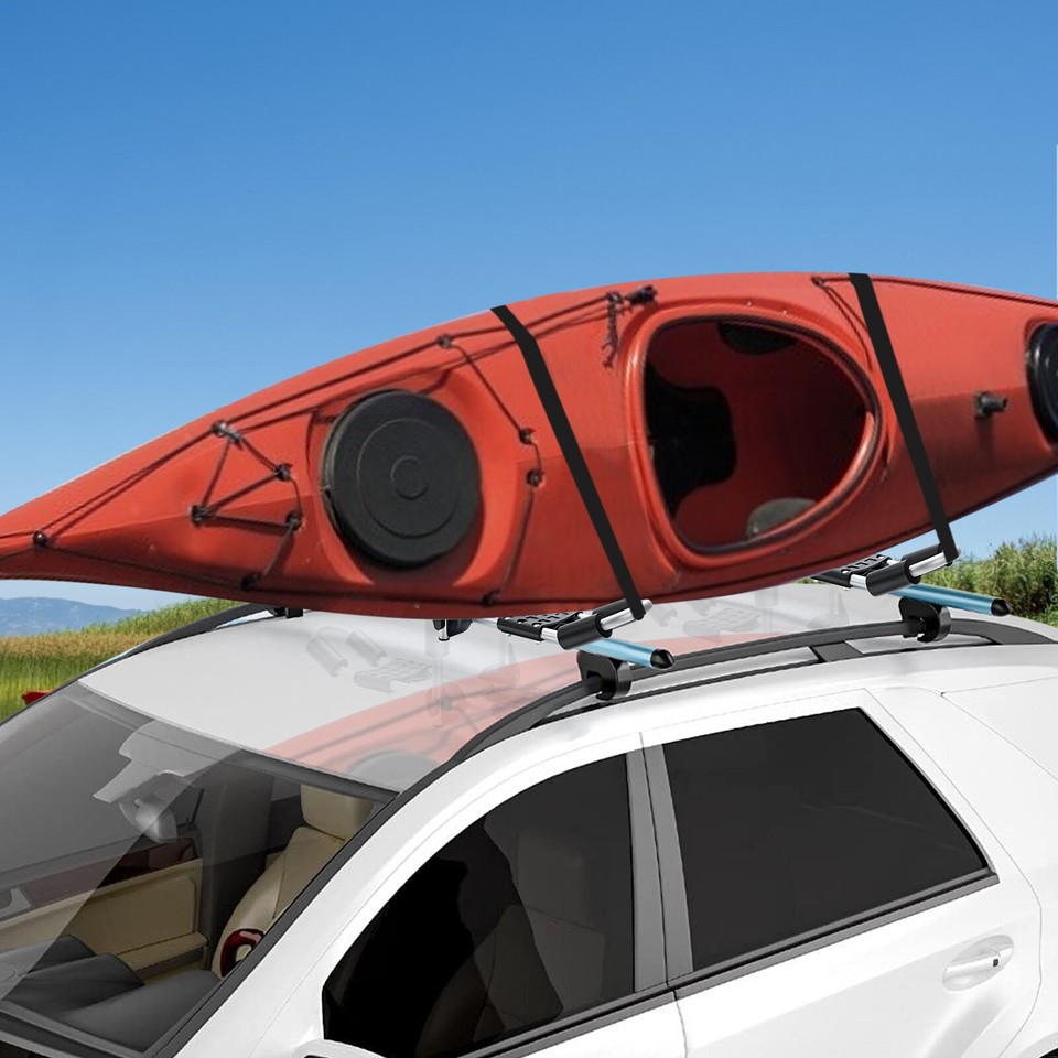 Goplus Folding Universal Kayak Rack J-Bar Kayak Roof Rack for Canoe ...