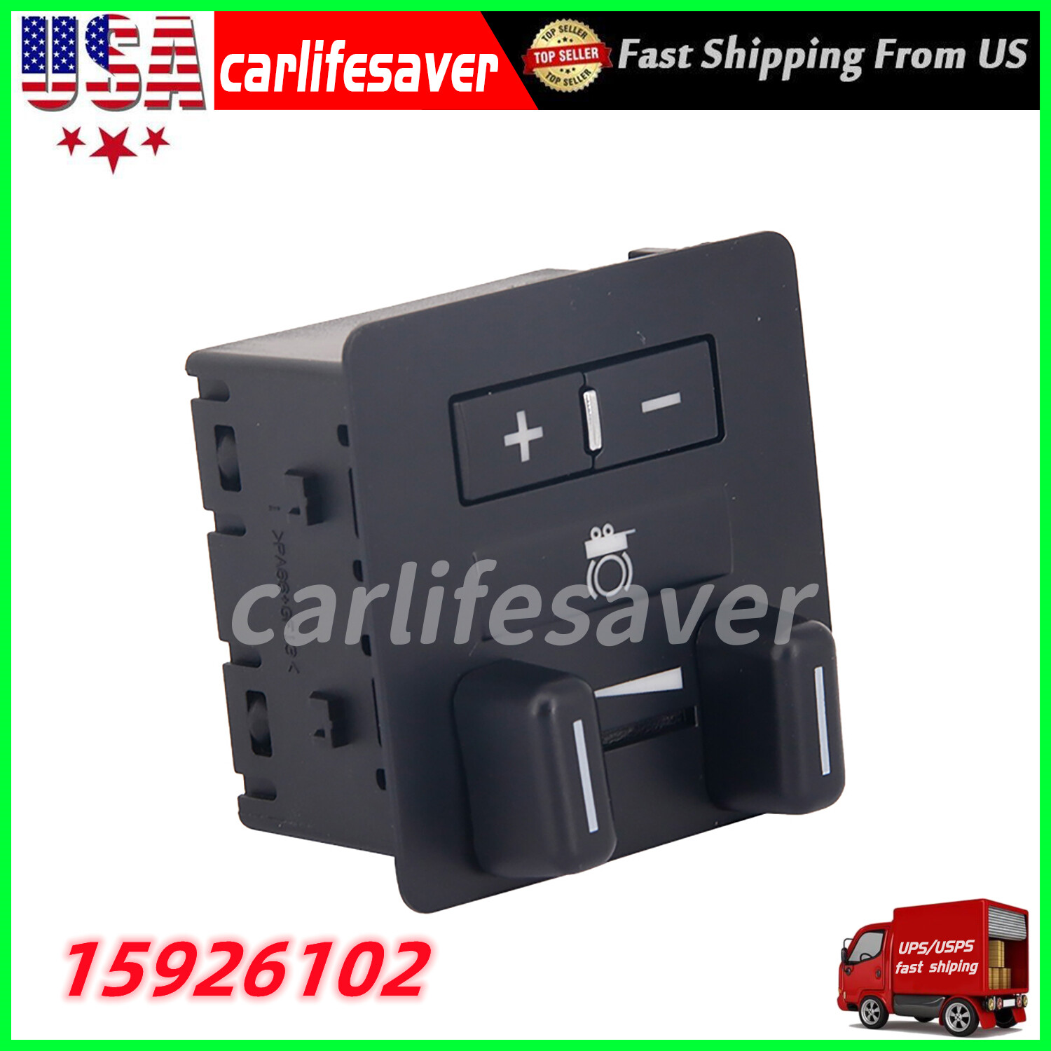 Trailer Brake Control Switch Assembly 15926102 for Chevy Silverado 1500 ...