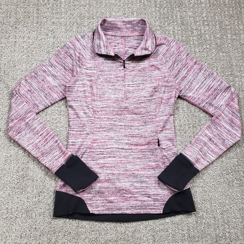 Lululemon Runderful 1/2 Zip Space Dye Camo Berry Rumble Multi Black ...