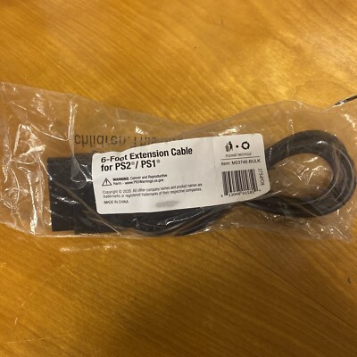 NEW PS2/ PS1 6 ft. PlayStation Controller Extension Cable | eBay