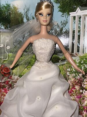 David’s Bridal Romance Barbie Collector Silver Label Blonde Bride ...