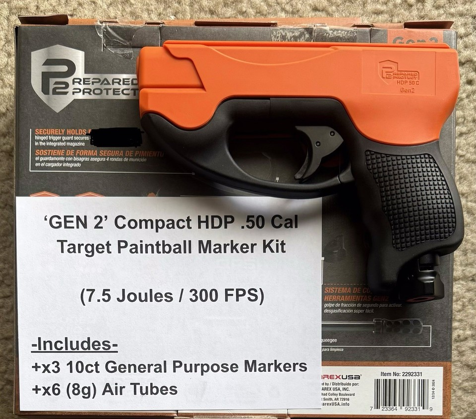 NEW Compact (Gen2) HDP .50 Cal Target Paintball Marker (7.5 Joules ...