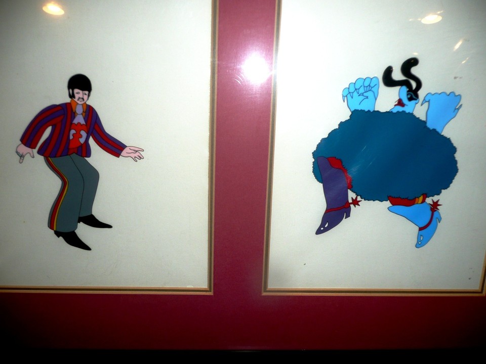The Beatles Yellow Submarine Animation Cels Ringo Starr Max Blue Meanie ...
