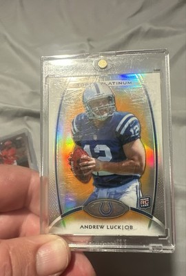 2012 Topps Platinum - Rookie Andrew Luck #150 Orange Refractor (RC) | eBay